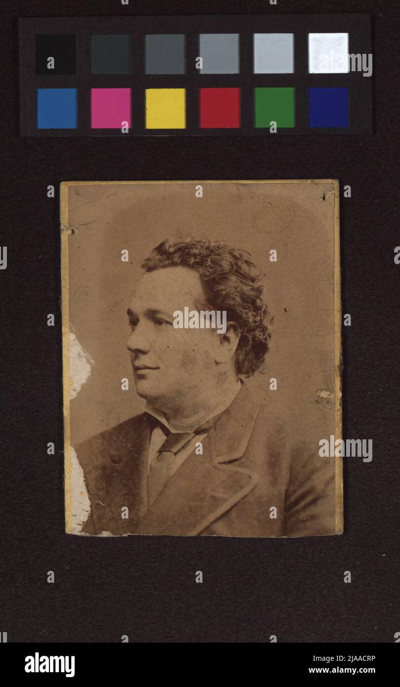 Jani Szika (1844-1916), singer, actor. Unknown, photographer Stock ...