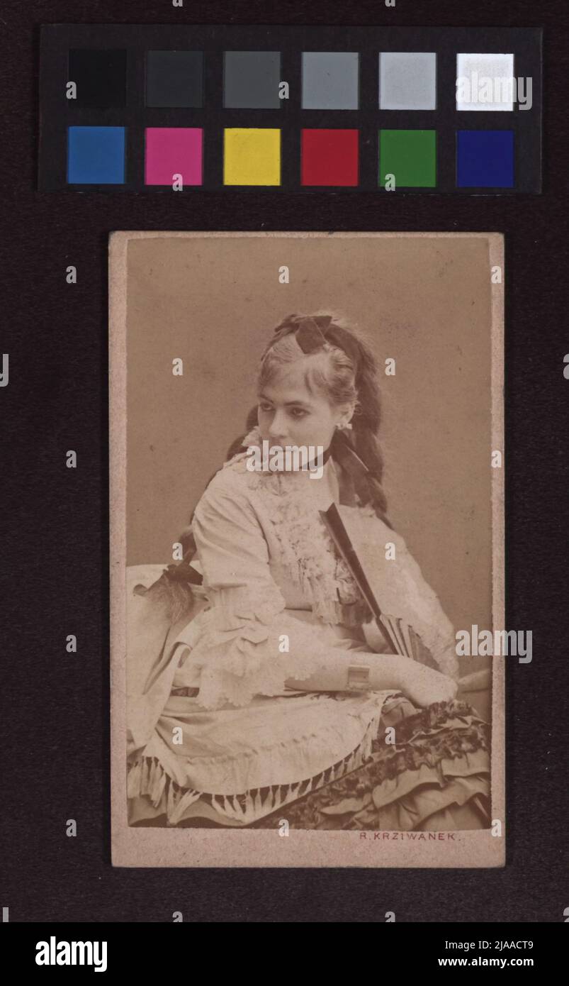 Anna Ulke (1847/50-1878), folk singer. Rudolf Krziwanek (1843-1905 ...