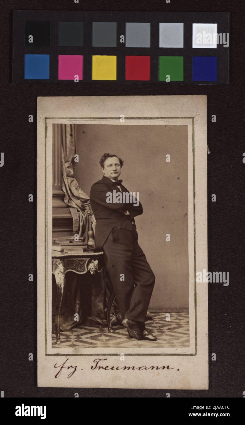 Franz Treumann. Unknown, Photographer Stock Photo - Alamy