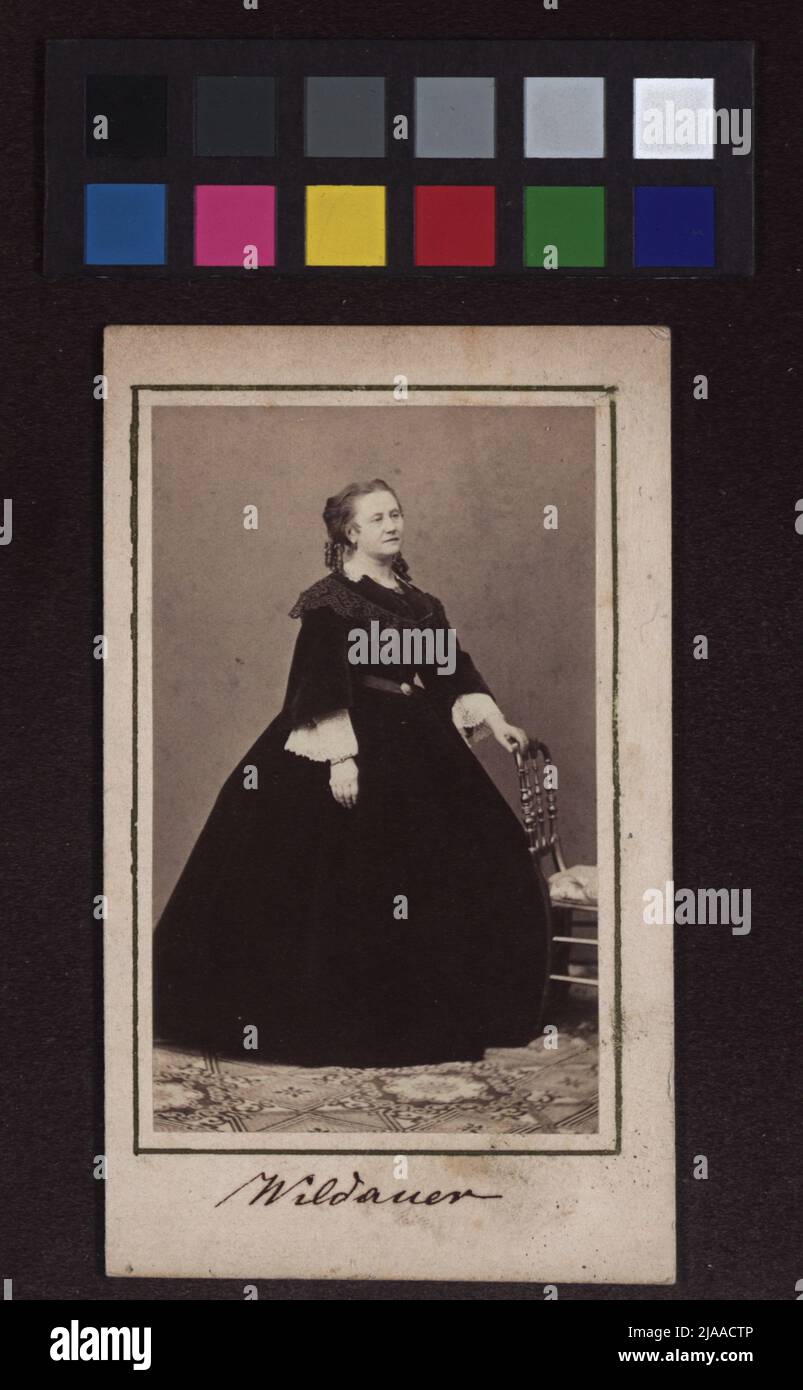 Mathilde Wildauer (1820-1878), actress and opera singer. Unknown ...