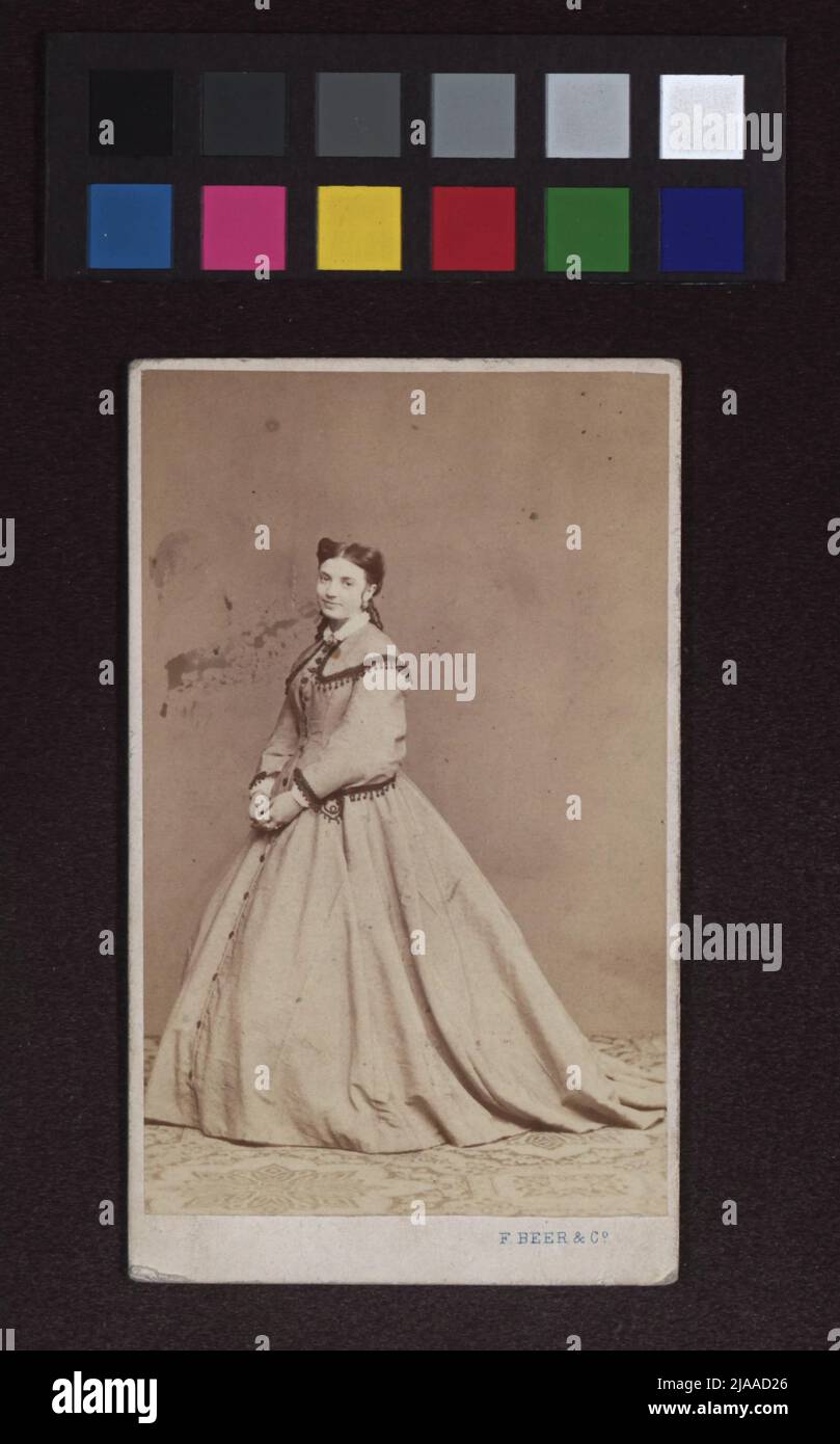 Anna Klang, actress. F. Beer & Co., Photo Studio Stock Photo - Alamy