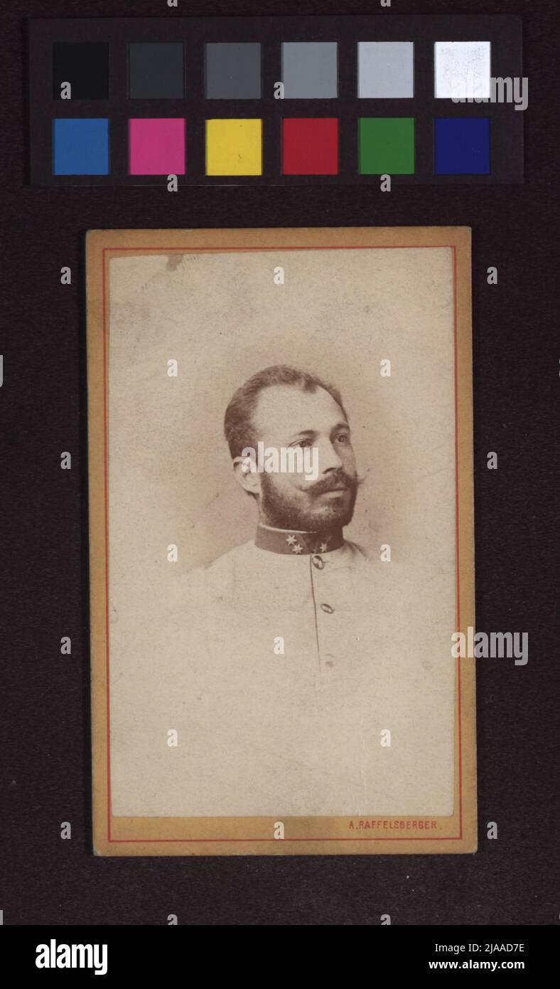 Karl Gratz, military. August Raffelsberger (1834-1917), photo studio ...