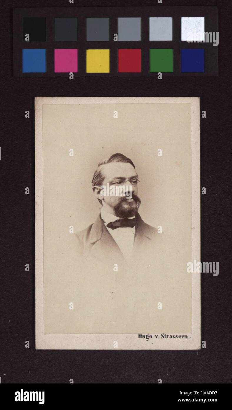 Moritz Anton Grandjean (1821-1885), playwright. Hugo von Strassern ...