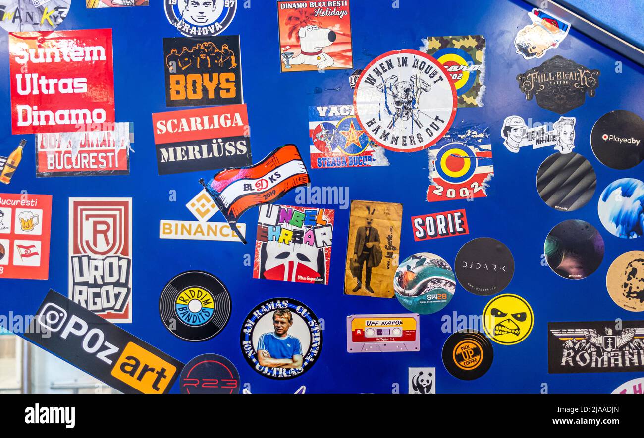 Information sticker hi-res stock photography and images - Alamy