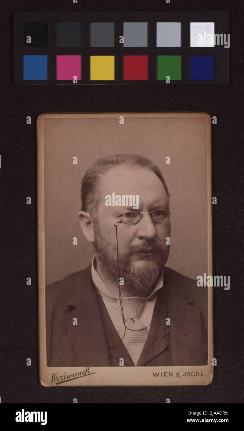 Emmerich von Bukovics (1844–1905), theater director, Dramaturg. Rudolf ...