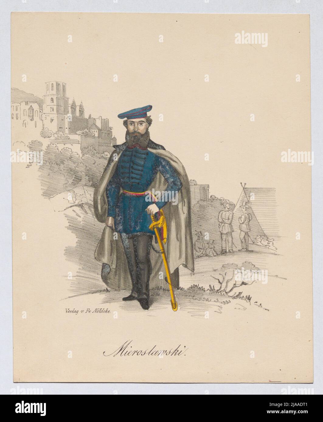 "Mieroslawski." (Ludwik Mieroslawski) (from the series "Portrait ...