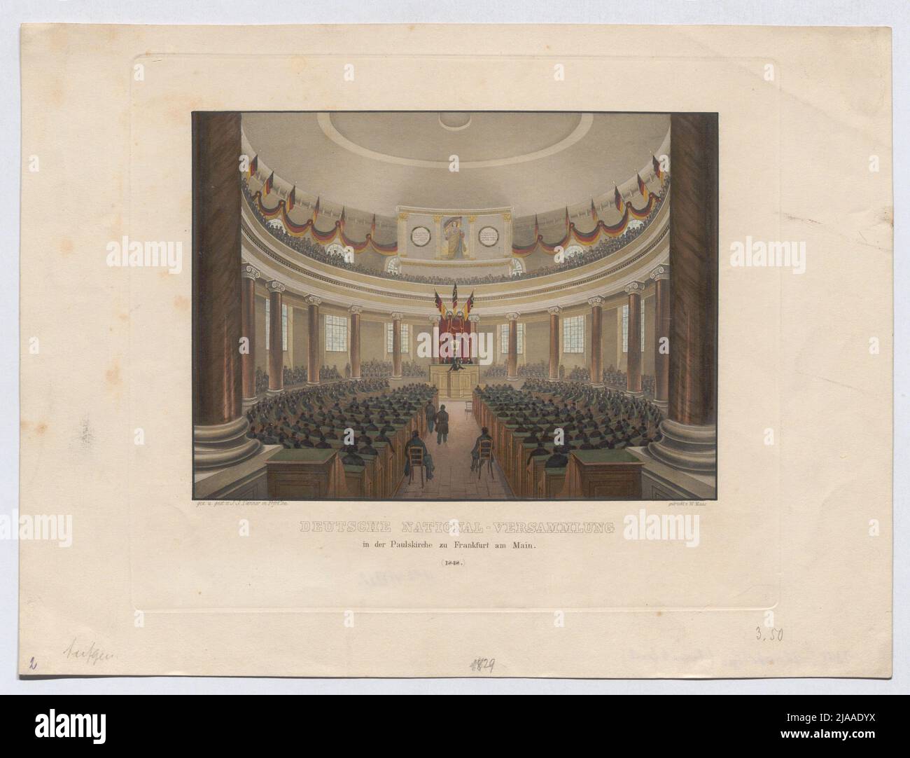 Frankfurt assembly in paulskirche, 1848 hi-res stock photography and ...