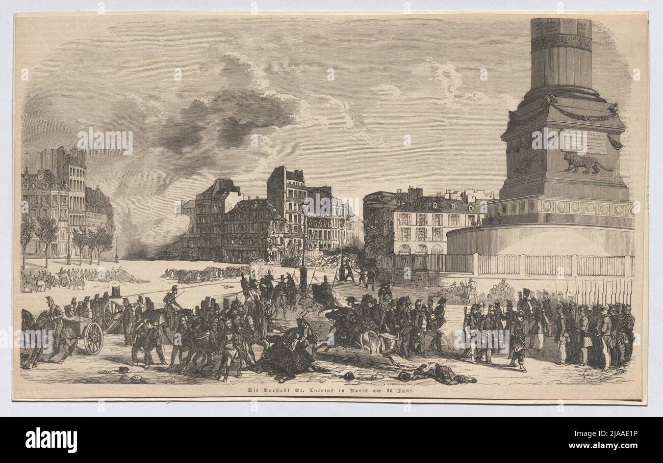 Paris 1848 june days revolution hi-res stock photography and images - Alamy