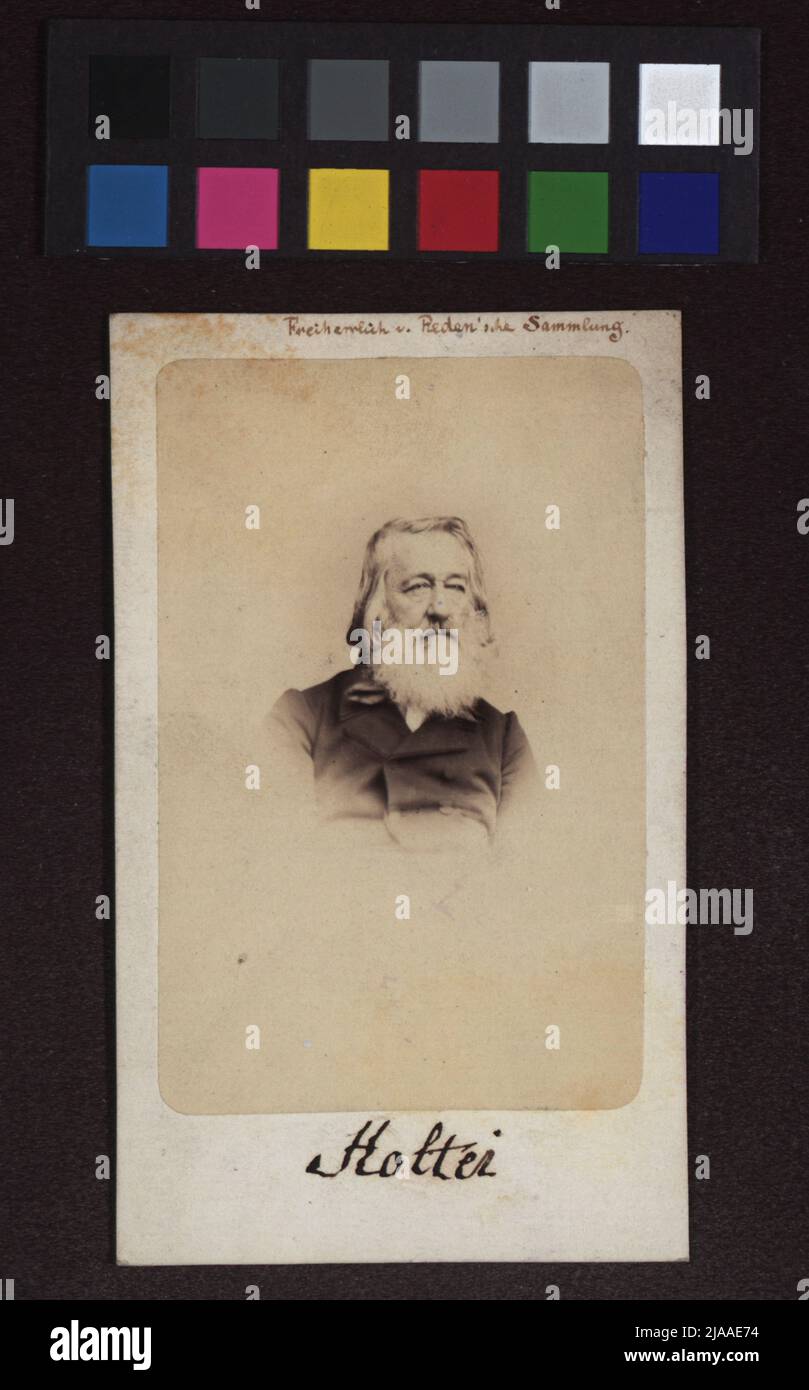 Karl Holtei (1798-1880), writer, actor, director. E. Herold & Riemann ...