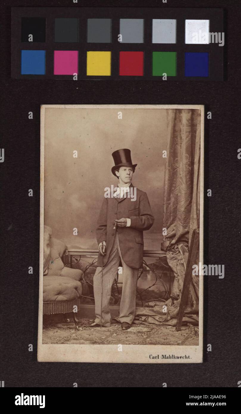 Josef Lewinsky (1835-1907), actor. Carl (Karl) Mahlknecht (1810-1893 ...