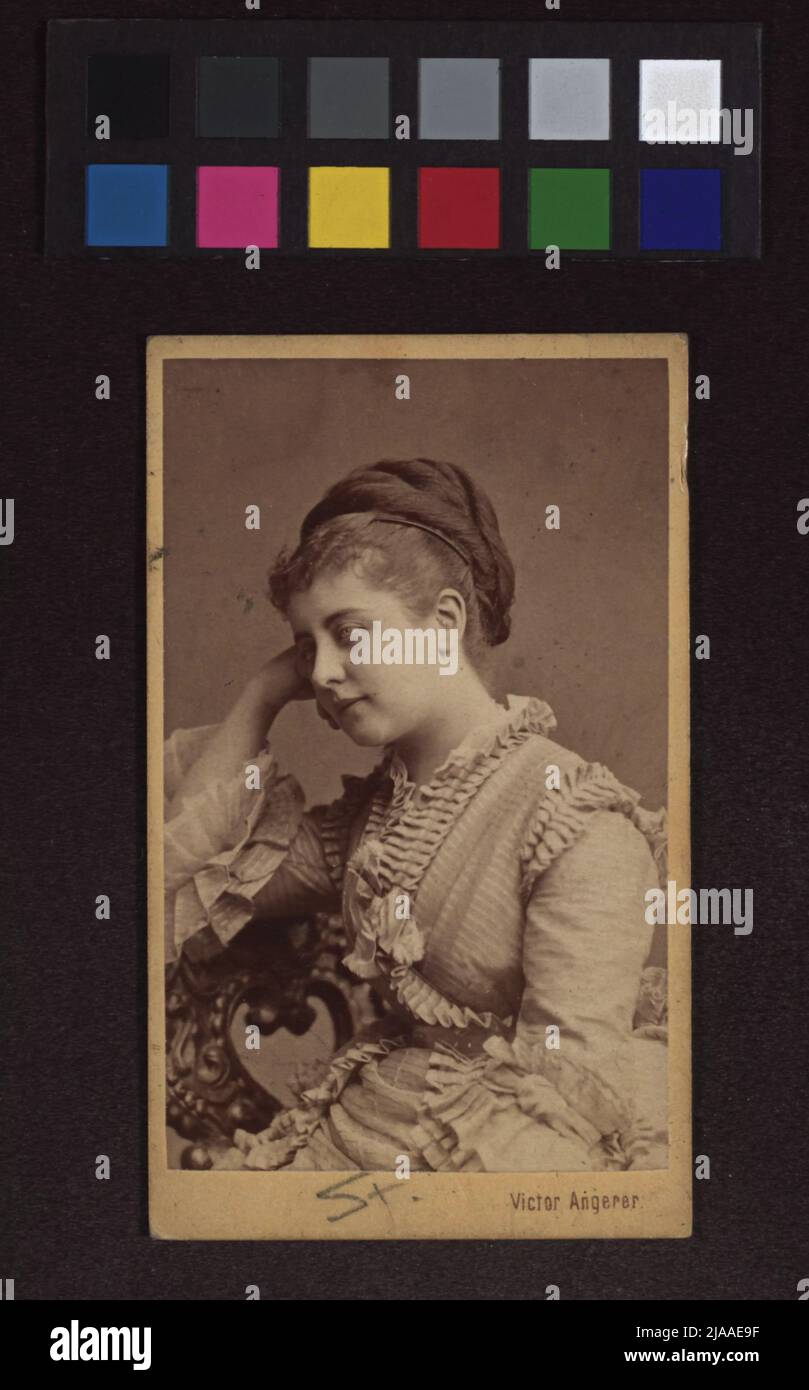 Pauline Lucca (1841-1908), opera singer. Victor [also: Viktor] Angerer ...