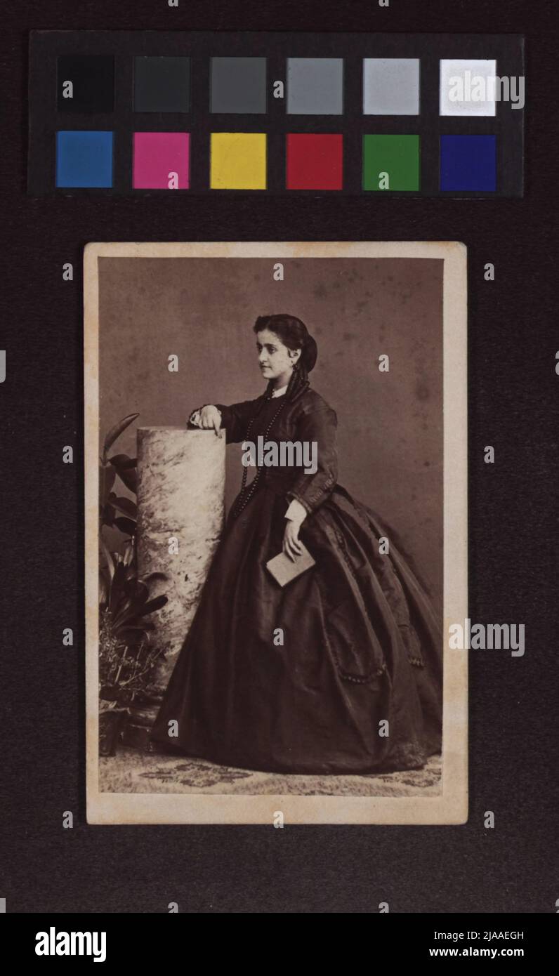 Adelina Patti (1843-1919), opera singer. Hermann Klee (1820-1894 ...