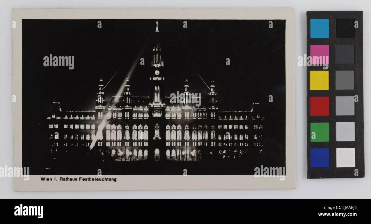 Vienna I. Rathaus Fixed lighting. Brothers Kohn KG (B. K. W. I ...