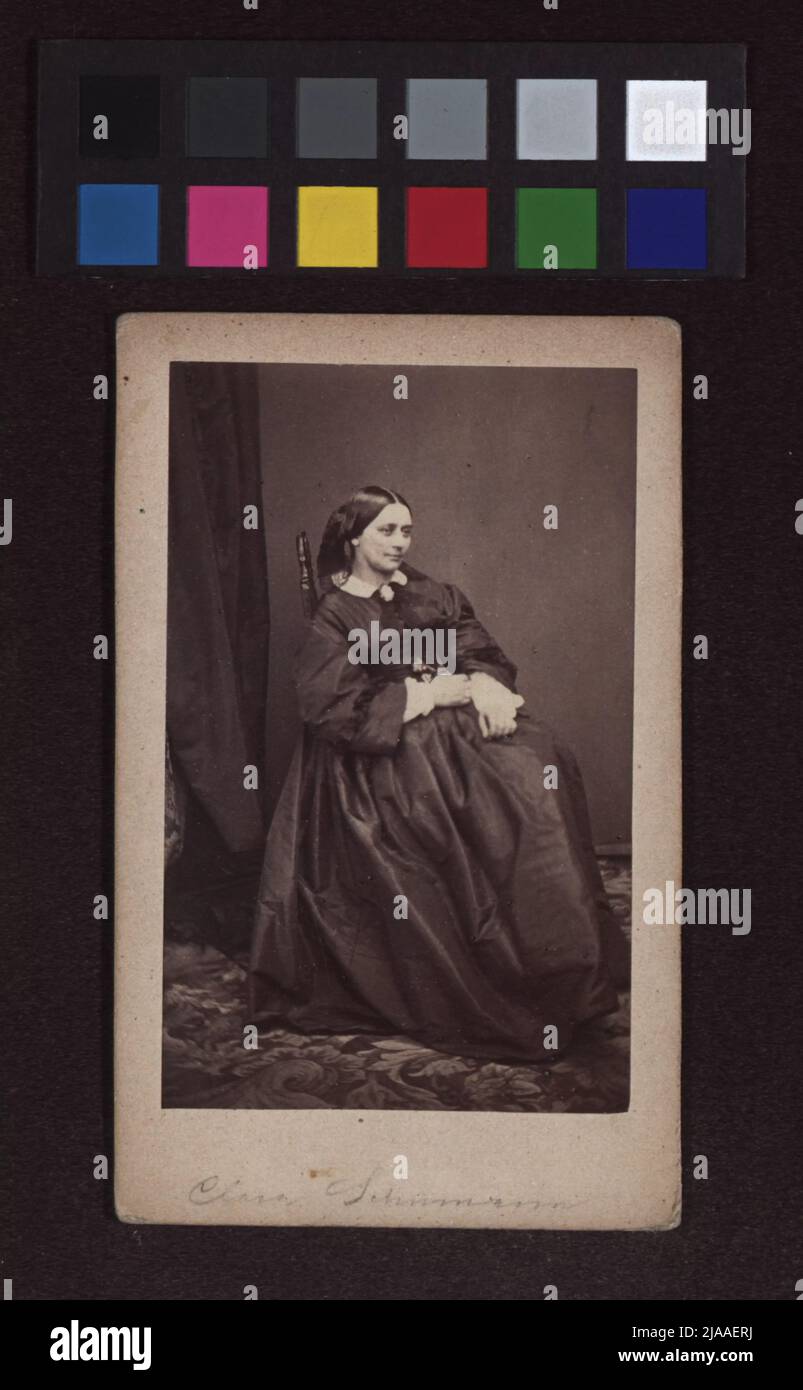 Clara Josephine Schumann, born Wieck (1819-1896), pianist, composer ...