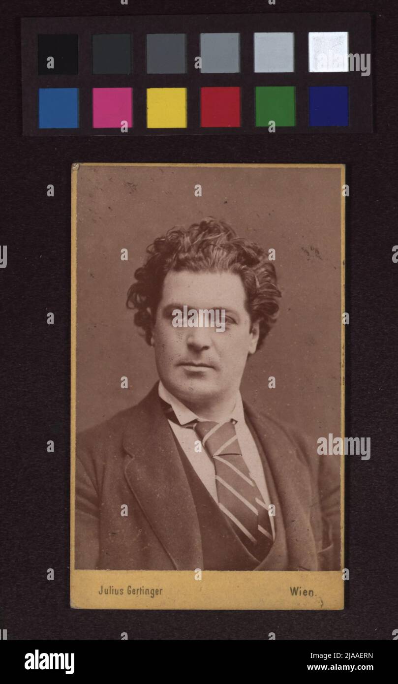 Albin Swoboda (1836-1901), singer, actor. Julius Gertinger (1834-1883 ...