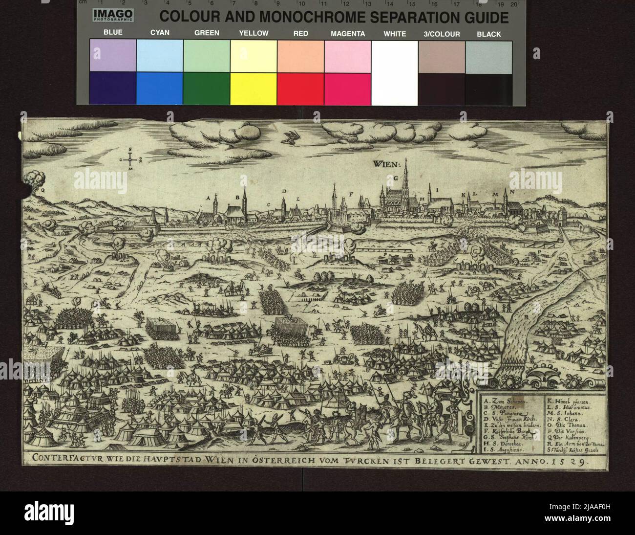 Vienna map 1529 hi-res stock photography and images - Alamy
