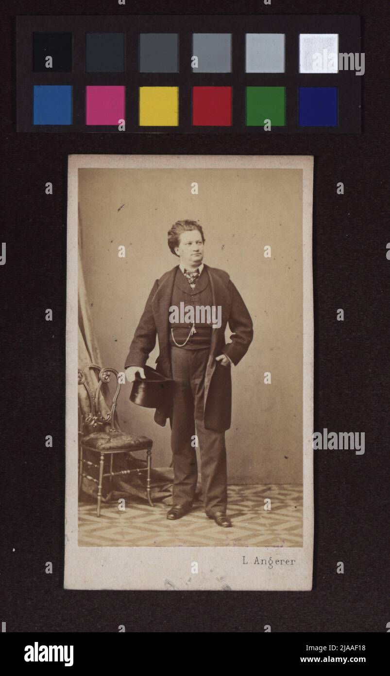 Carl Treumann (1823-1877), actor. Ludwig Angerer (1827-1879 ...