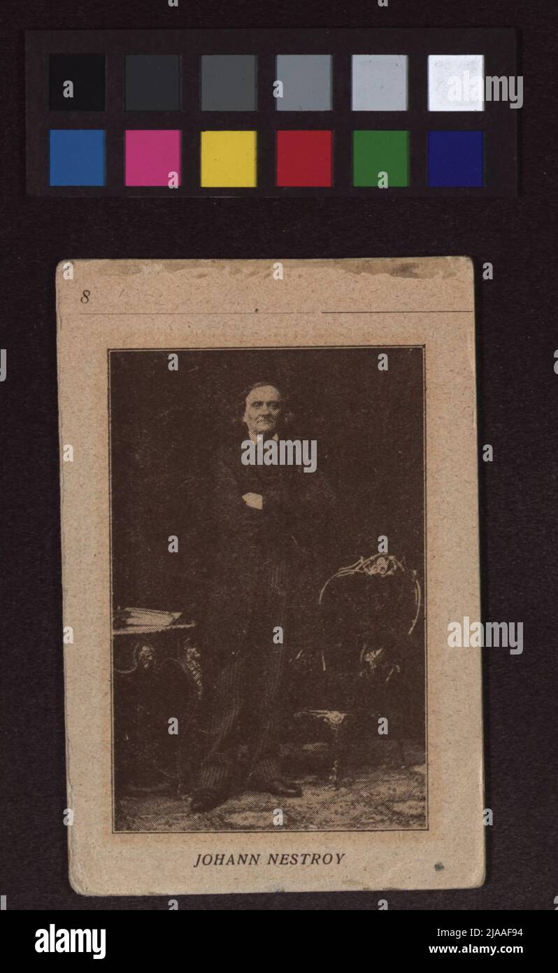 Johann Nestroy (1801-1862), playwright, actor, opera singer. Ludwig ...