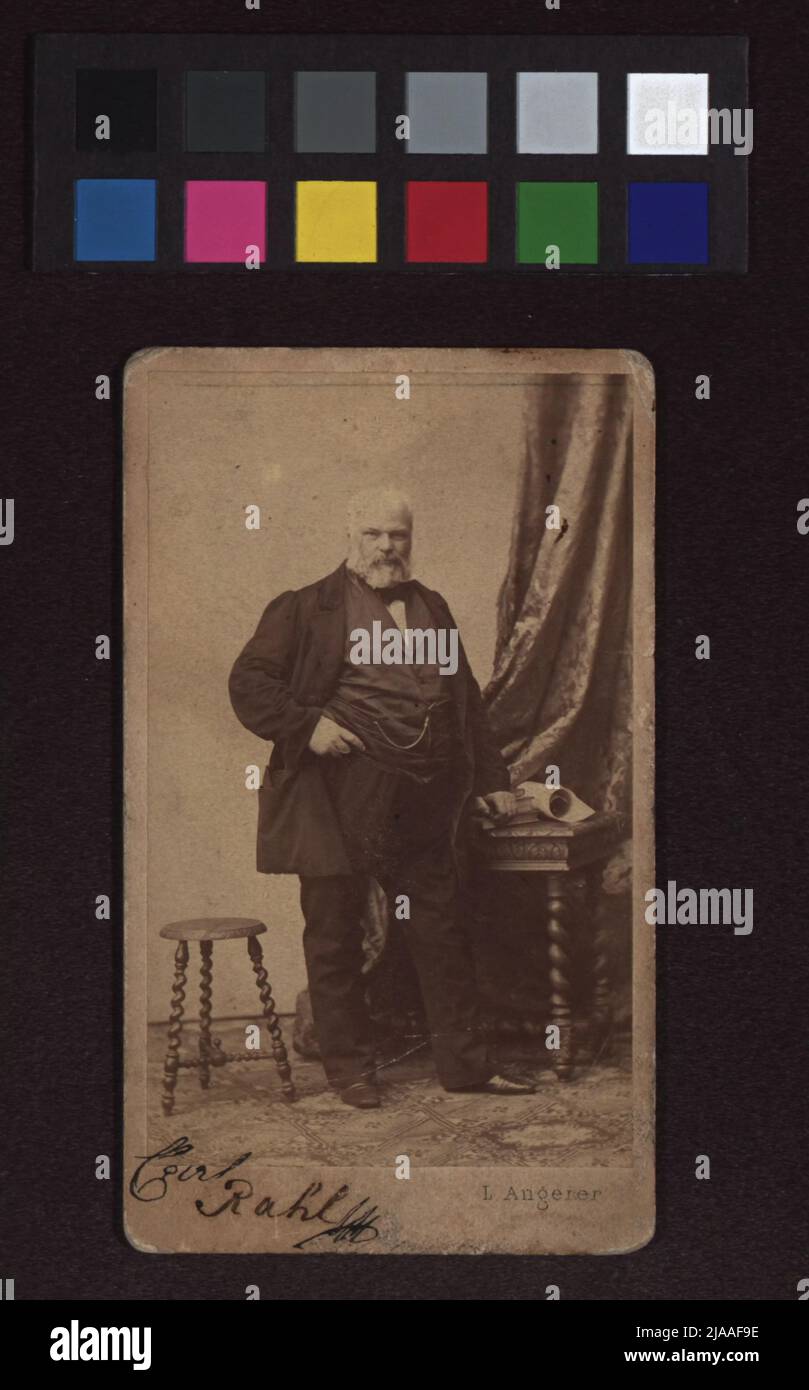 Carl Rahl (1812-1865), painter. Ludwig Angerer (1827-1879 ...