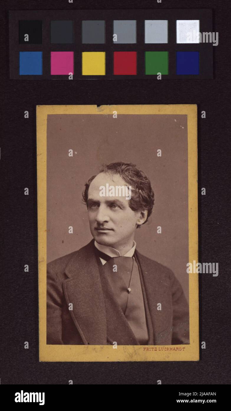 Franz von Jauner (1831-1900), actor, theater director. Fritz Luckhardt ...