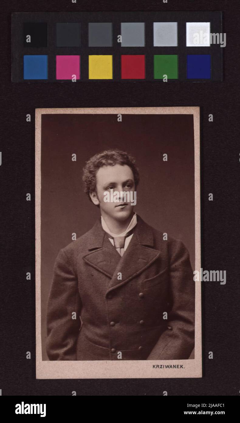 Adolf Glitz (1847-1877), actor. Rudolf Krziwanek (1843-1905 ...