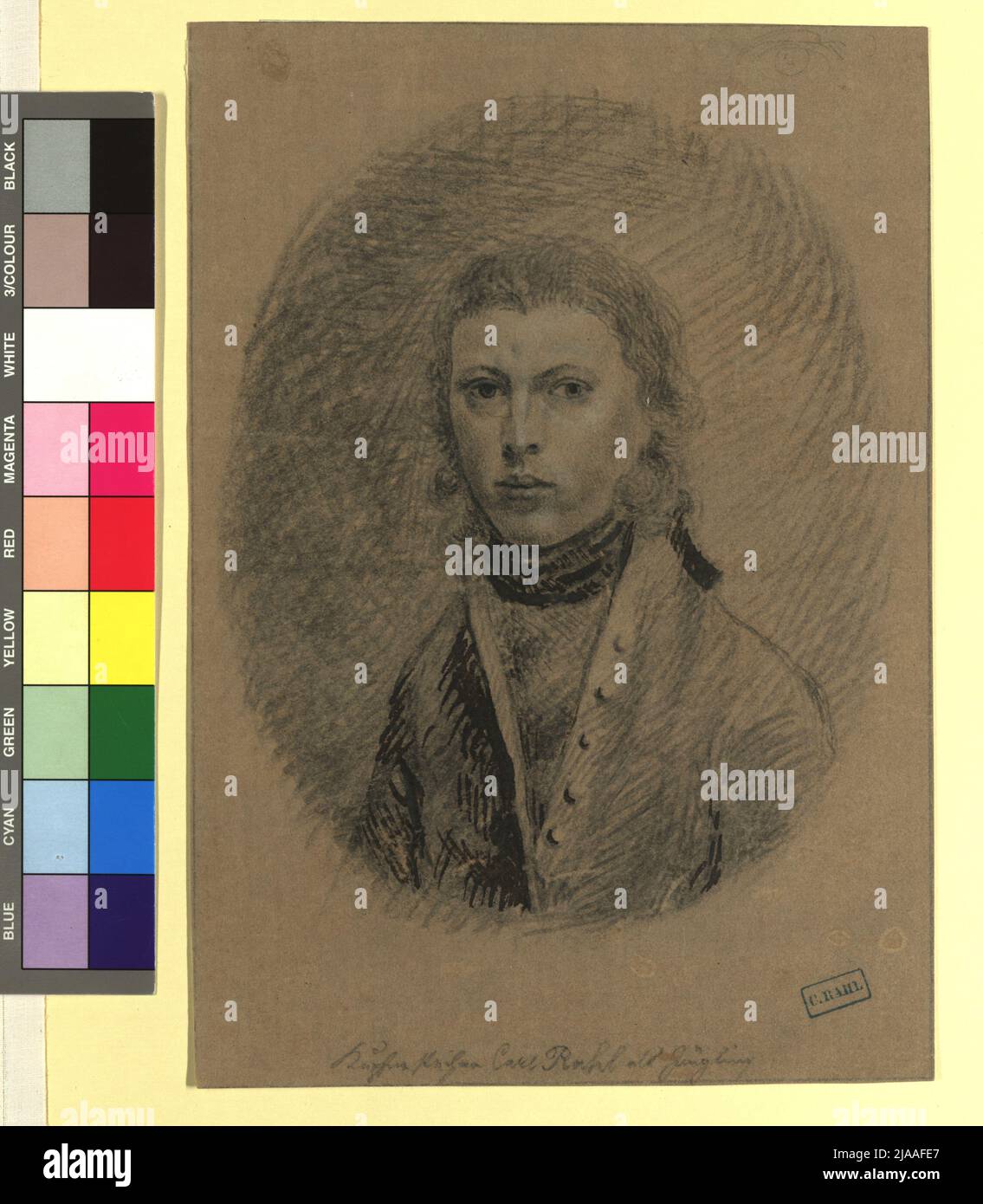 Self -portrait Carl Rahl as a young man. Carl Heinrich Rahl (1779-1843 ...