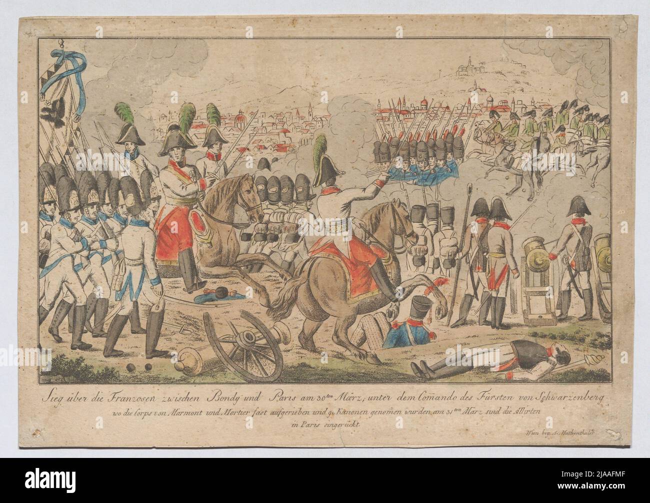 "Victory over the French between Bondy and Paris on March 30th [1814 ...