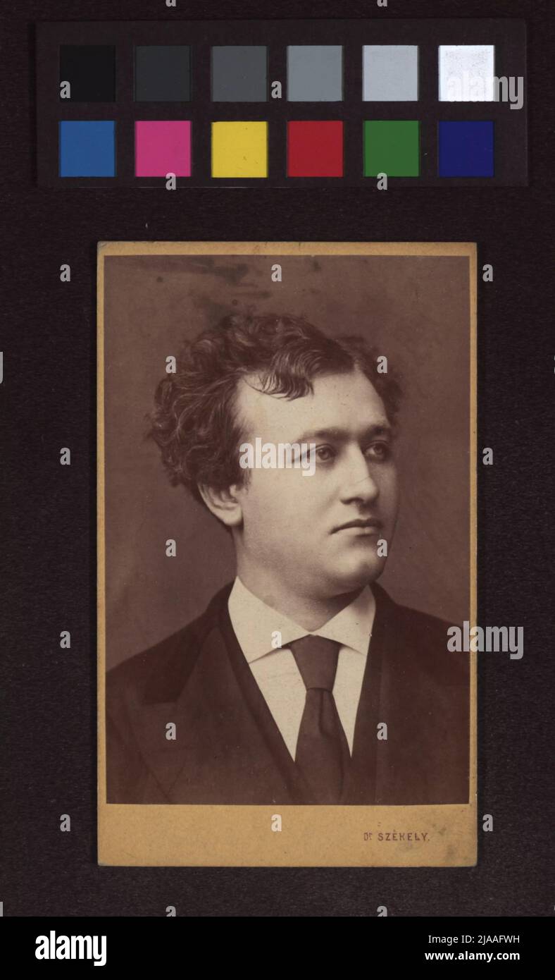 Ernst Hartmann (1844-1911), actor. Josef Széky (1838-1901 ...