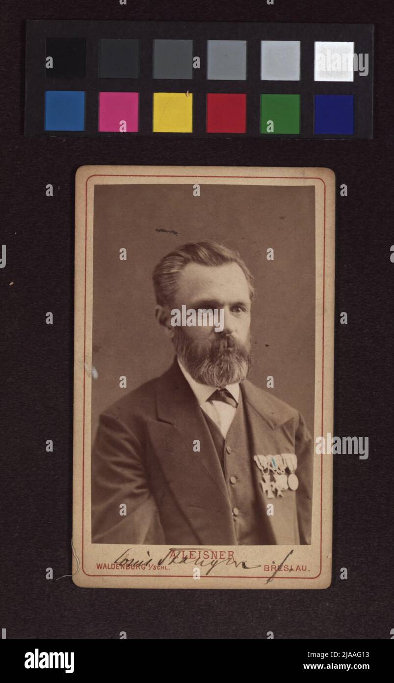 Louis Stangen (1828-1876). A. Leisner, Photographer Stock Photo - Alamy