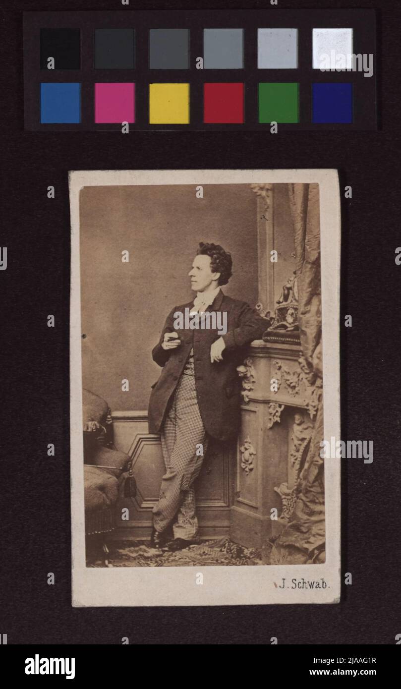 Joseph Lewinsky (1835-1907), actor. J. Schwab, Photo Studio Stock Photo ...
