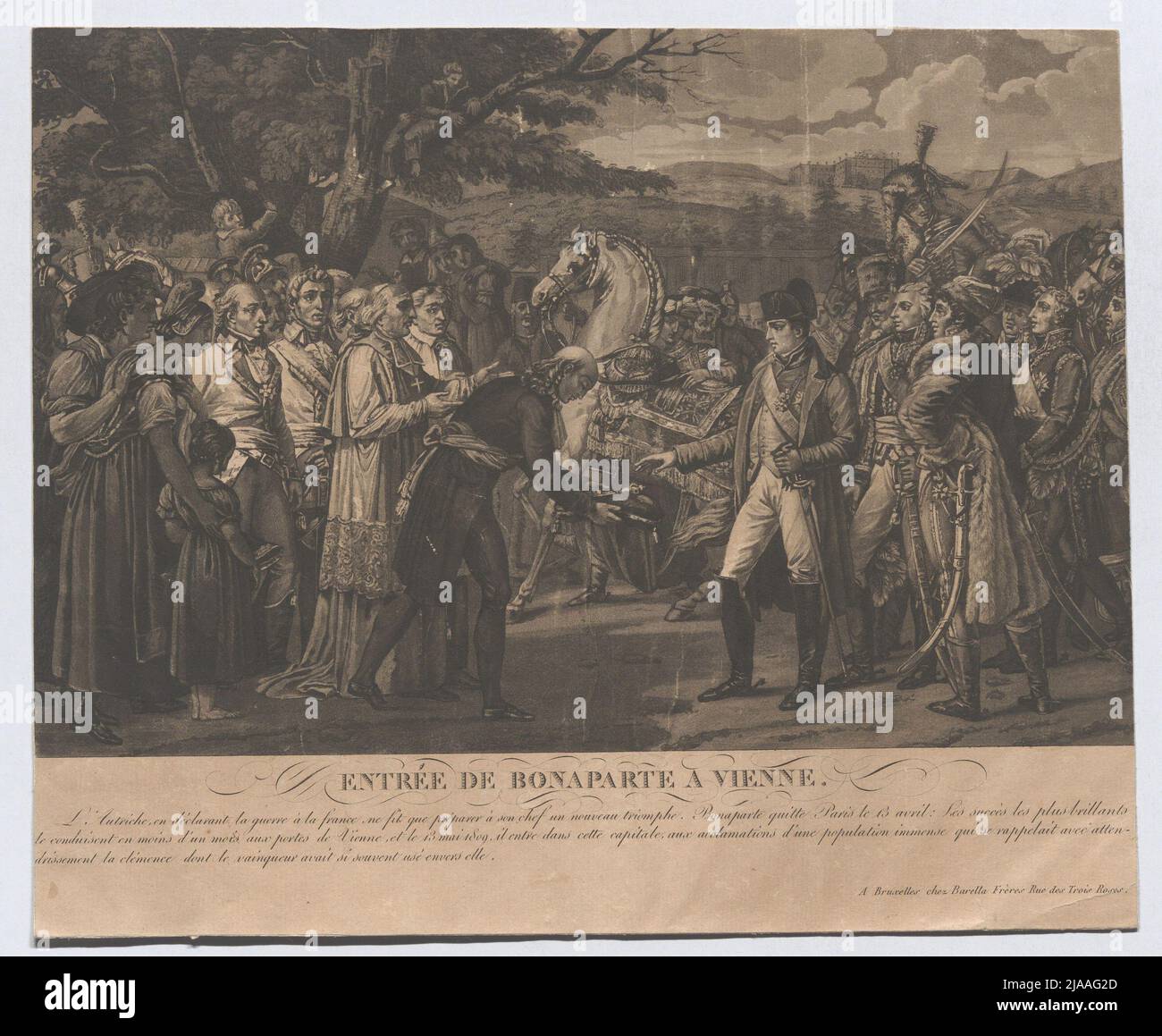 Napoleon's entry into Vienna 1809. Unknown Stock Photo - Alamy