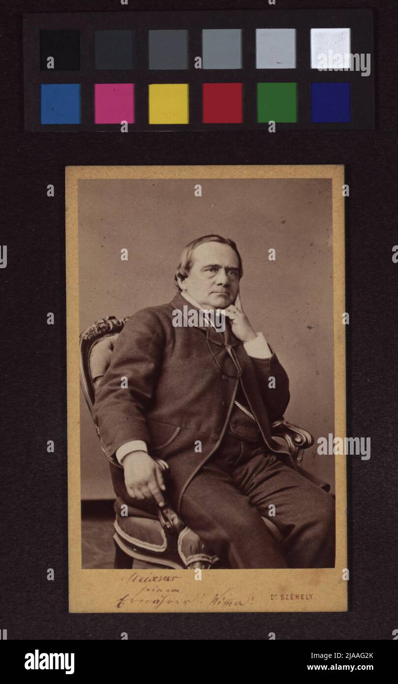 Karl Wilhelm Meixner (1815-1888), actor. Josef Széky (1838-1901 ...
