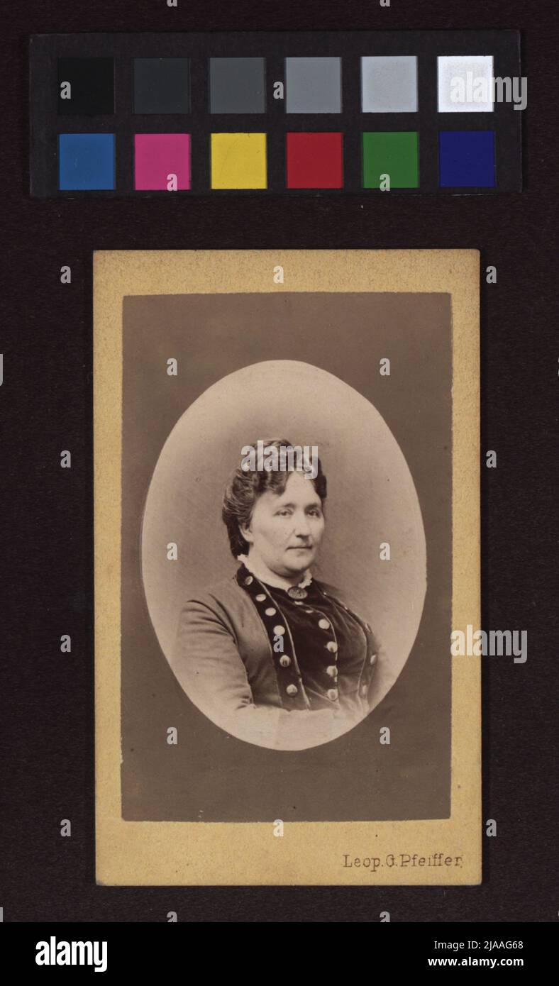 Mrs. Beudel, amateur singer in Schottwien. Leopold G. Pfeiffer (Pfeifer ...