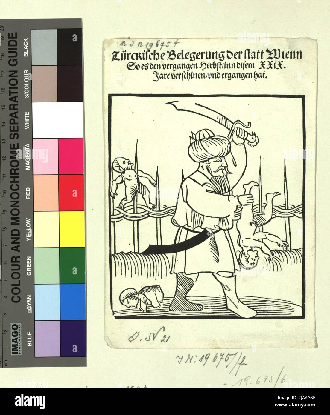 Title of a book about the siege of Vienna in 1529 ("Türckische Storage ...