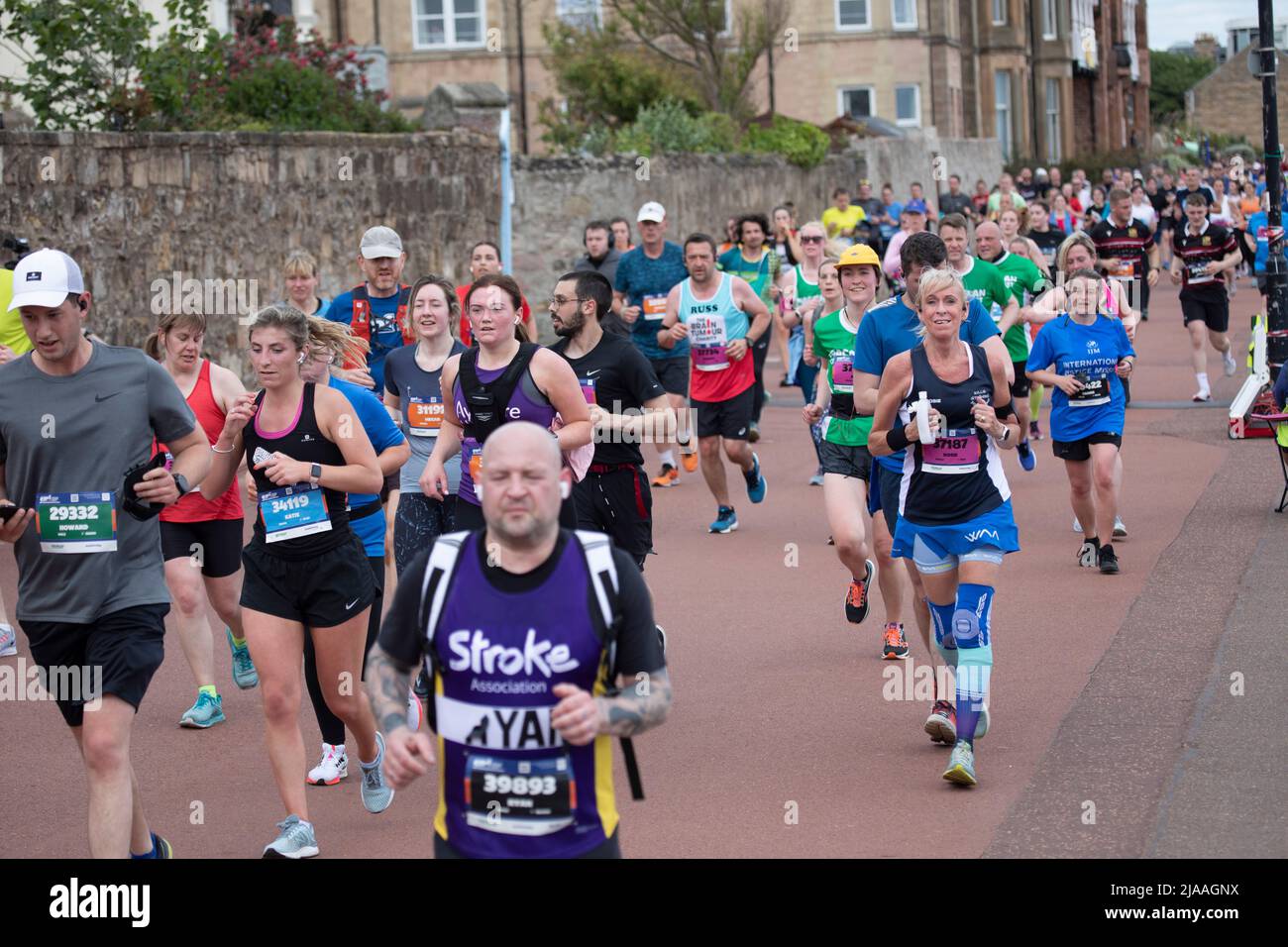 Portobello promenade, Edinburgh, Scotland, UK 29th May 2022. Edinburgh ...
