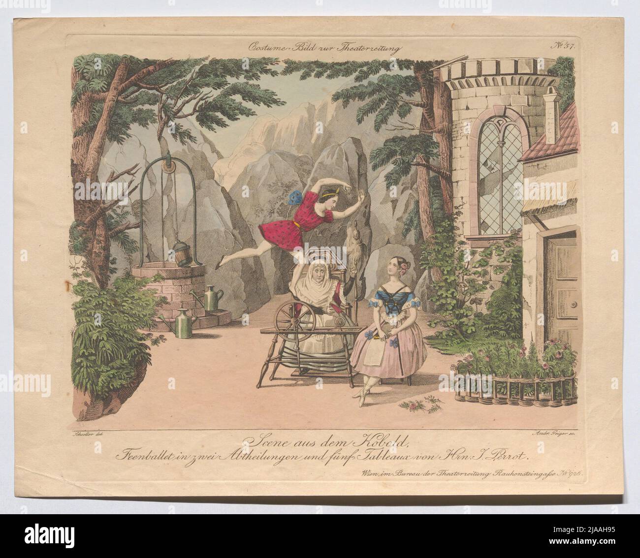 Scene from "The Kobold". Fairy ballet in two divisions and five ...