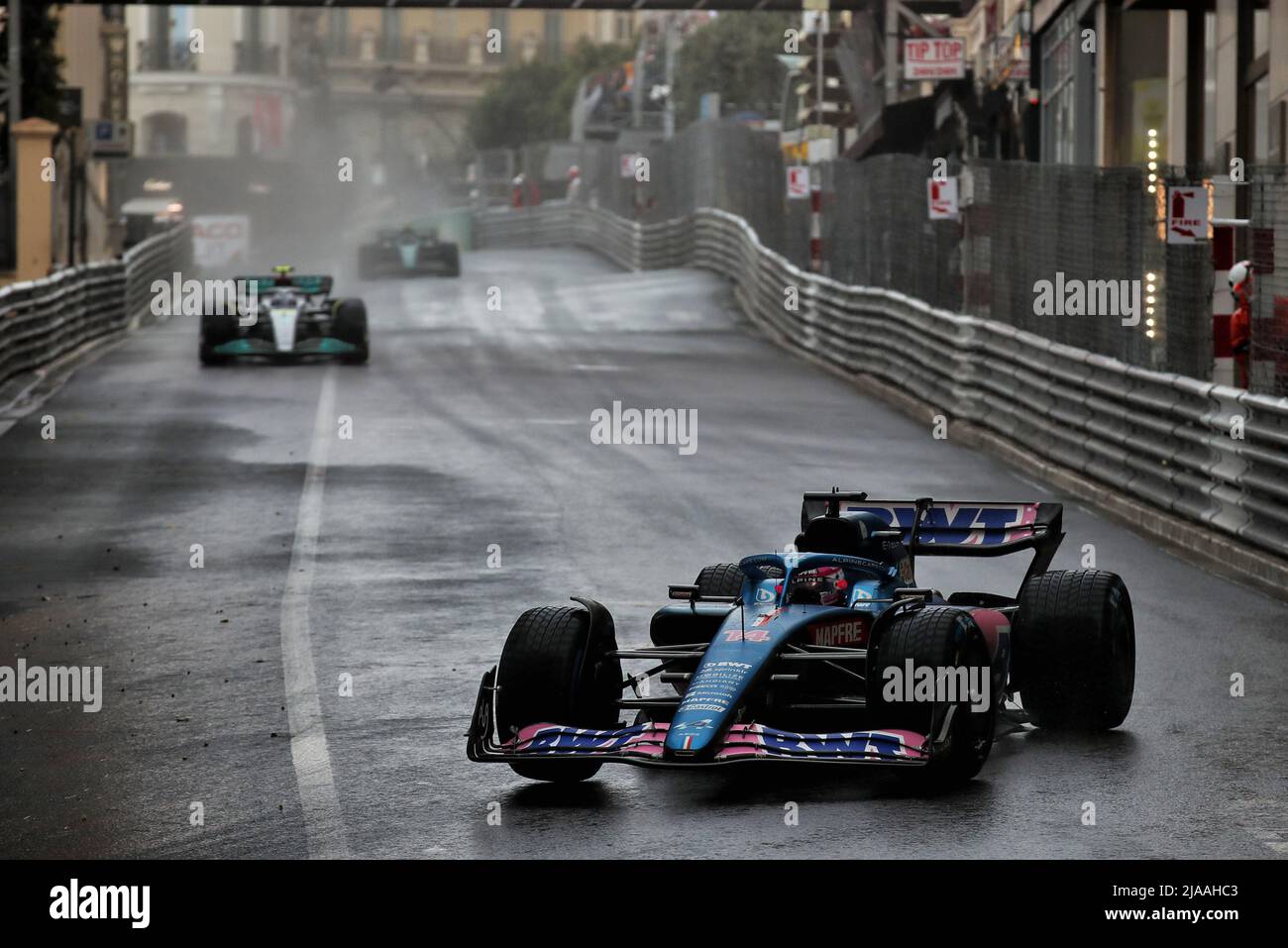 Fernando Alonso (ESP) Alpine F1 Team A522 on a formation lap. Monaco ...