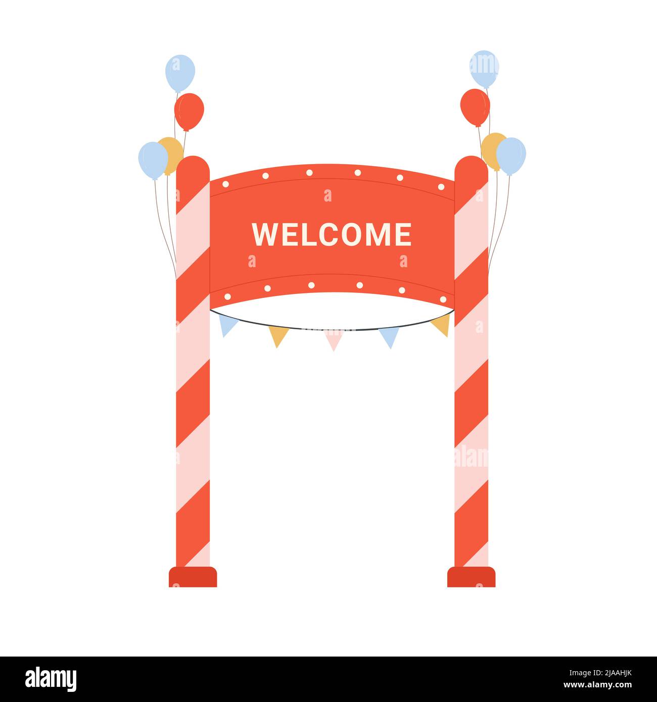 Funfair gate Stock Vector Images - Alamy