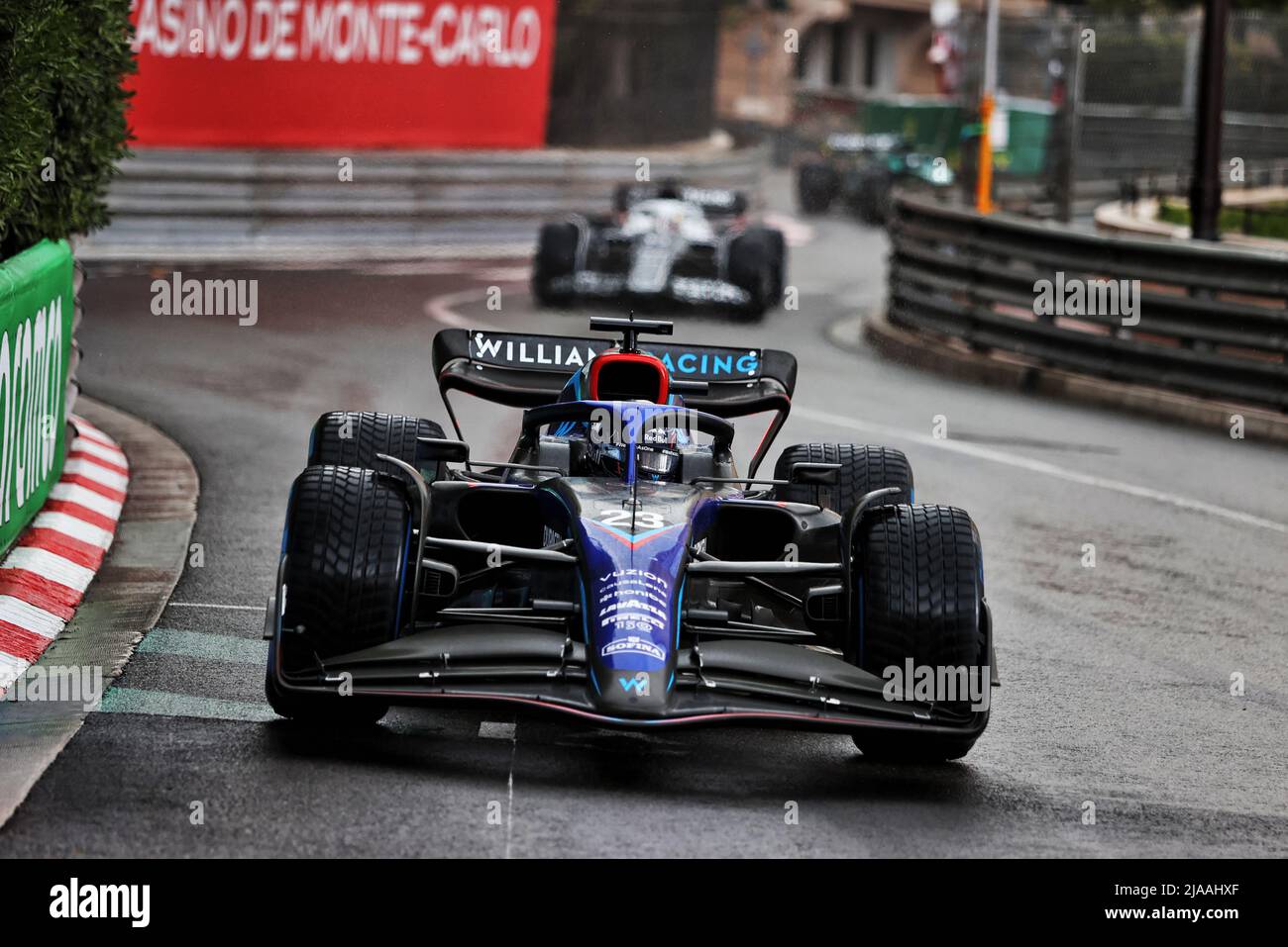 Alexander Albon (THA) Williams Racing FW44 on a formation lap. Monaco Grand Prix, Sunday 29th ...