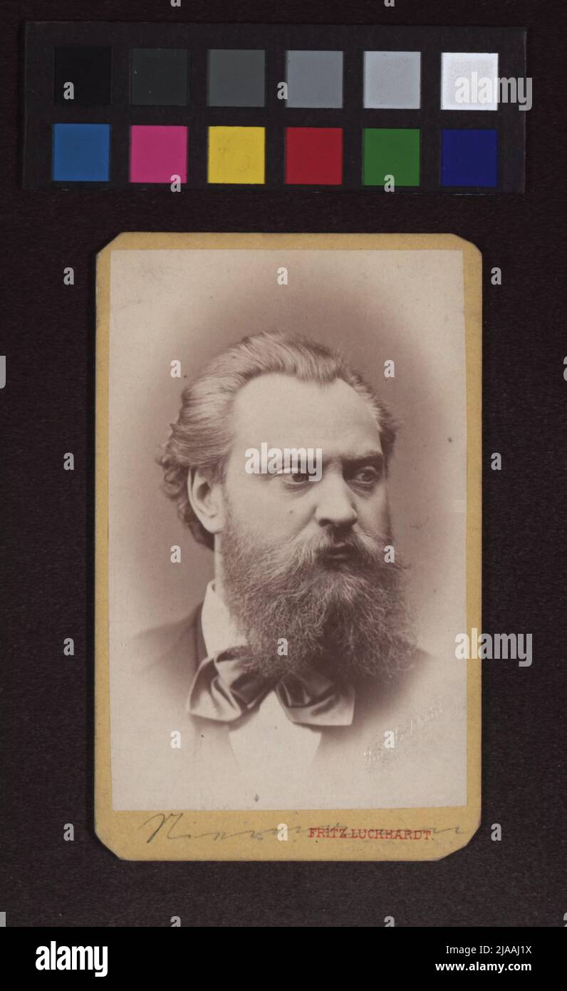 Albert Niemann (1831-1917), opera singer. Fritz Luckhardt (1843-1894 ...