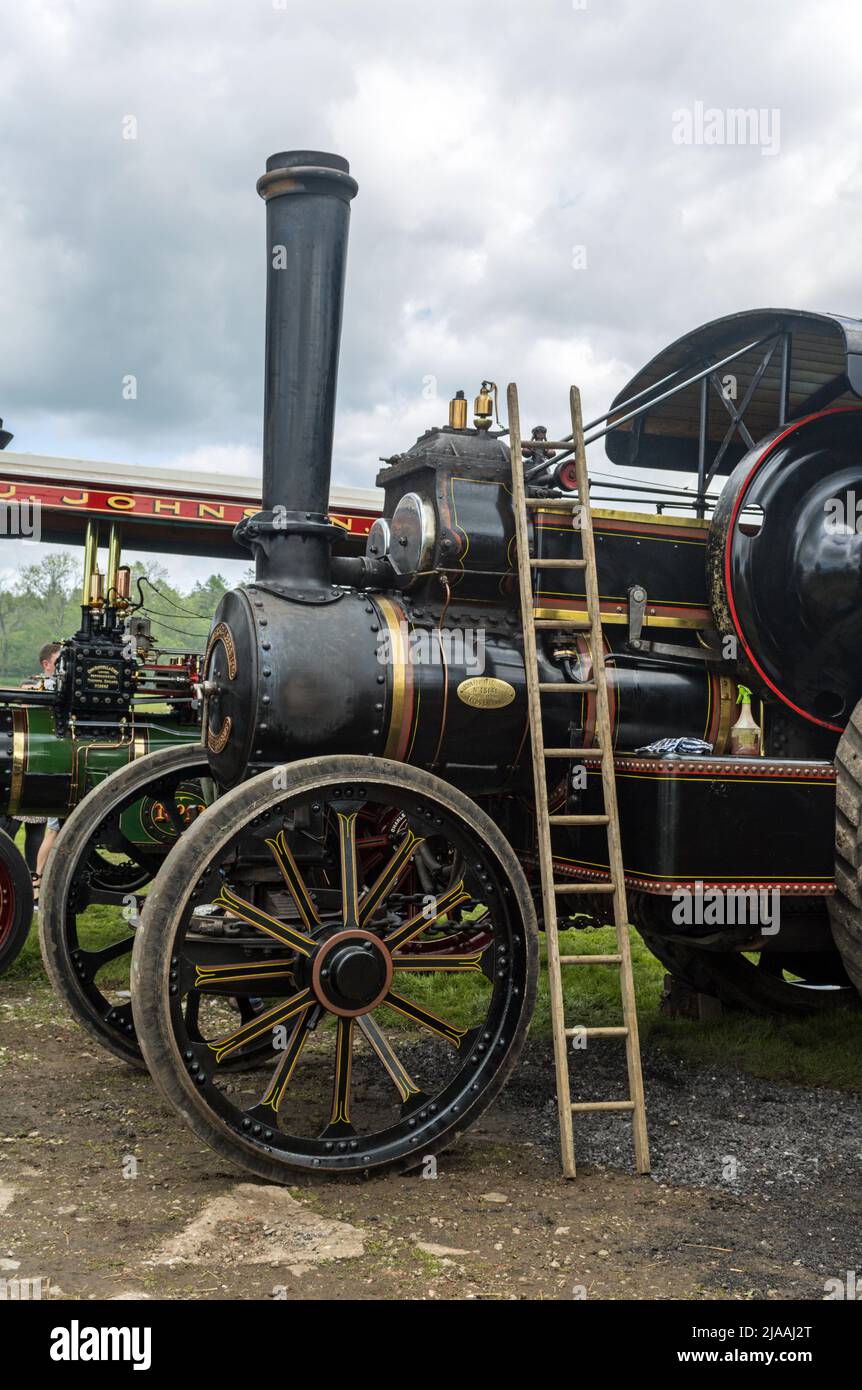 1913 John Fowler Road Locomotive. Chipping Steam Gathering 2022 Stock ...