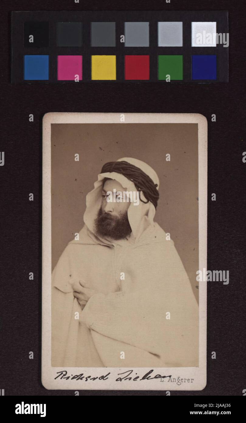 Lieben Richard. Ludwig Angerer (1827-1879), photographer Stock Photo ...