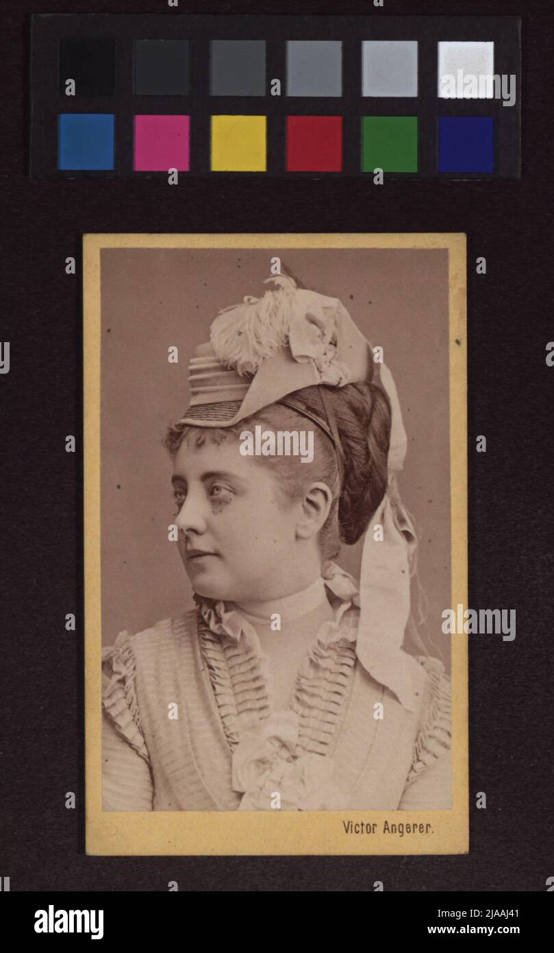 Pauline Lucca (1841-1908), opera singer. Victor [also: Viktor] Angerer ...