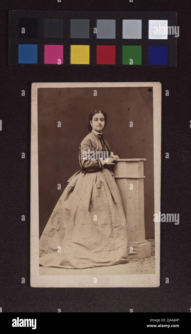 Adelina Patti (Adela Juana Maria Patti, 1843-1919), opera singer. Josef ...