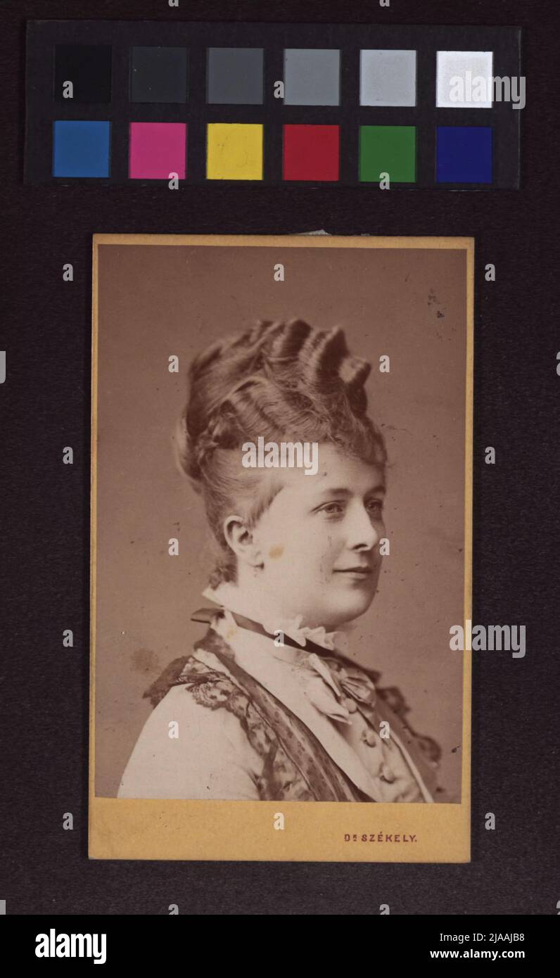 Hedwig Niemann-Raabe (1844-1905), actress. Josef Széky (1838-1901 ...