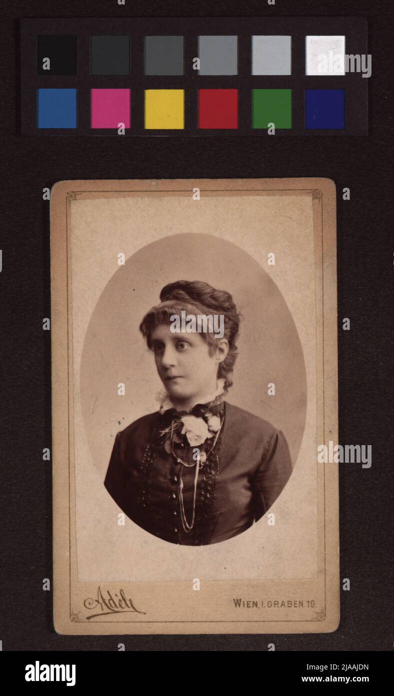 CAROAL BROUCH-WAS (1853-1911), Author. Adele perlmuter (studio adèle ...