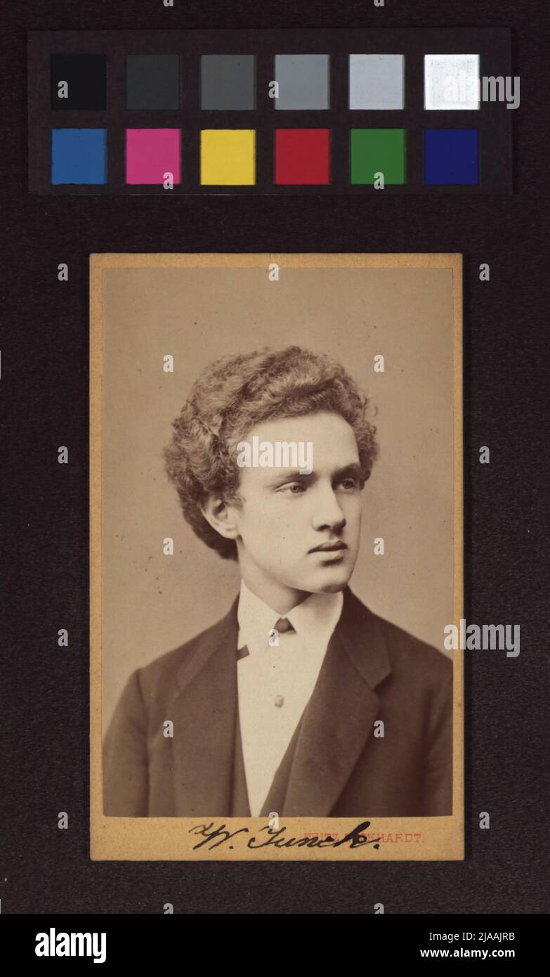 Wilhelm junck (junek). Fritz Luckhardt (1843-1894), Photographs Stock ...