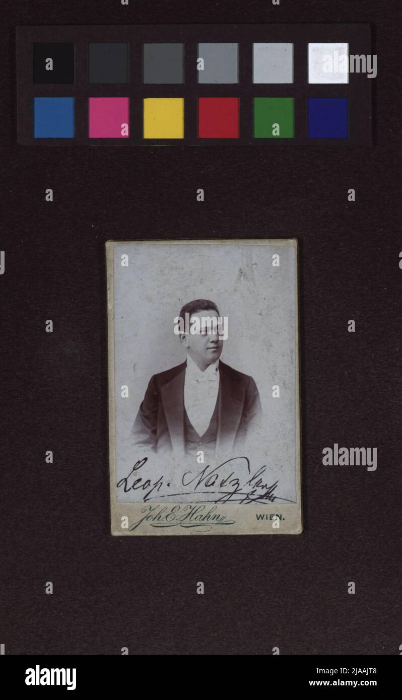 Leopold Natzler (1860-1826), actor and opera rim singer. Johann E. Hahn ...