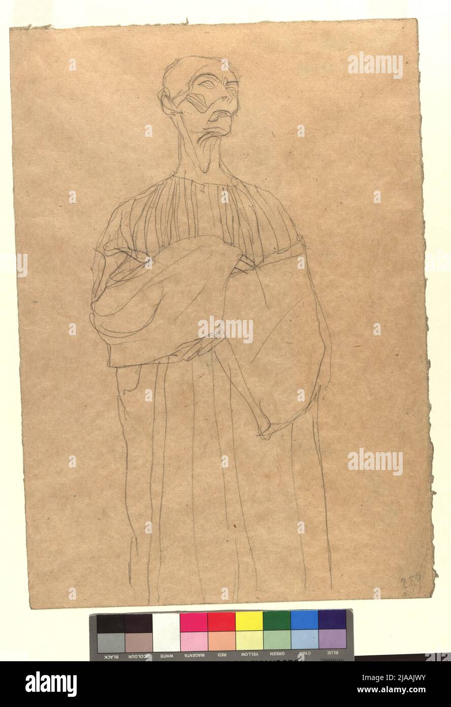 Man in a long robe. Gustav Klimt (1862-1918), artist Stock Photo - Alamy