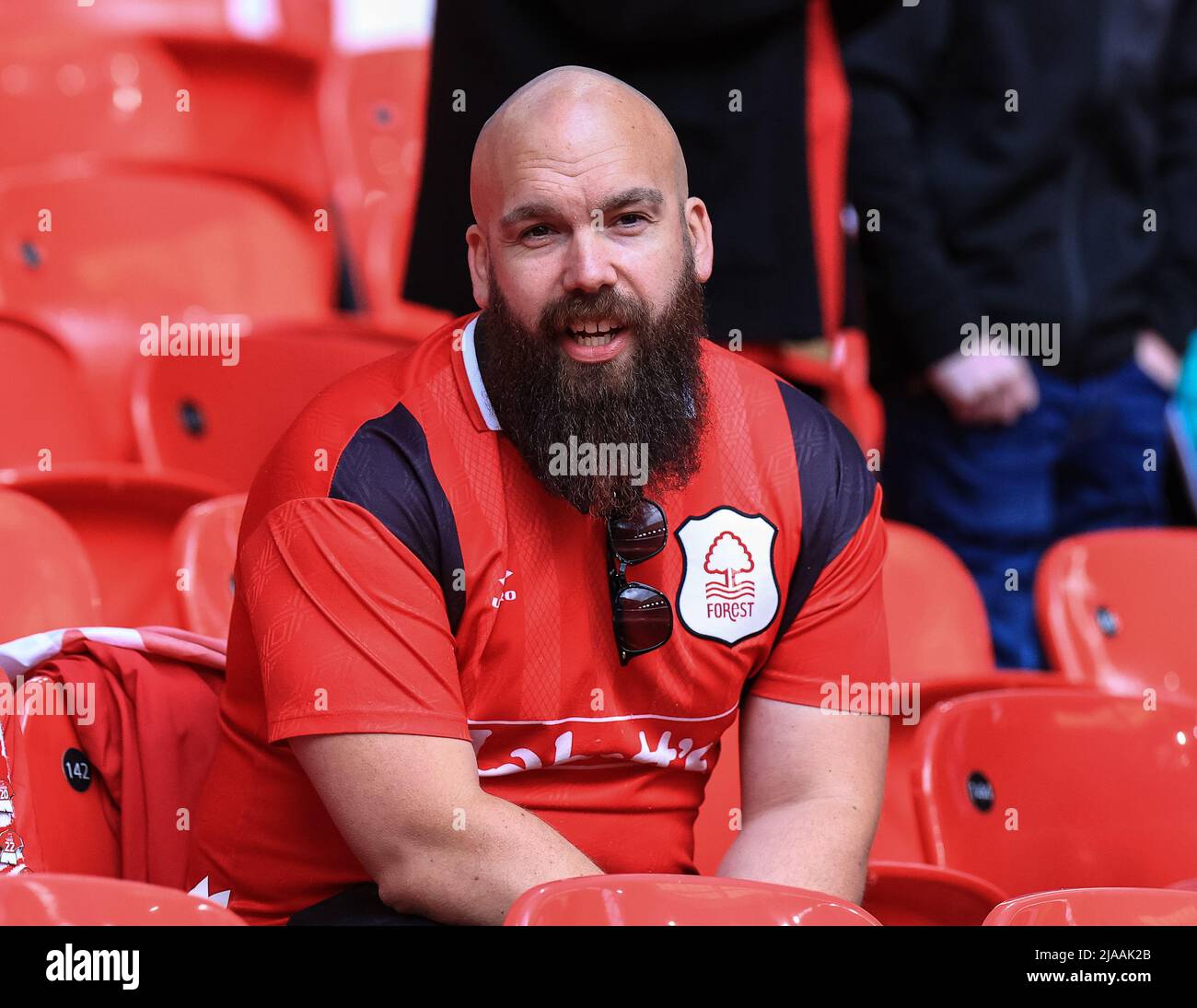 A Nottingham Forest fan Stock Photo - Alamy